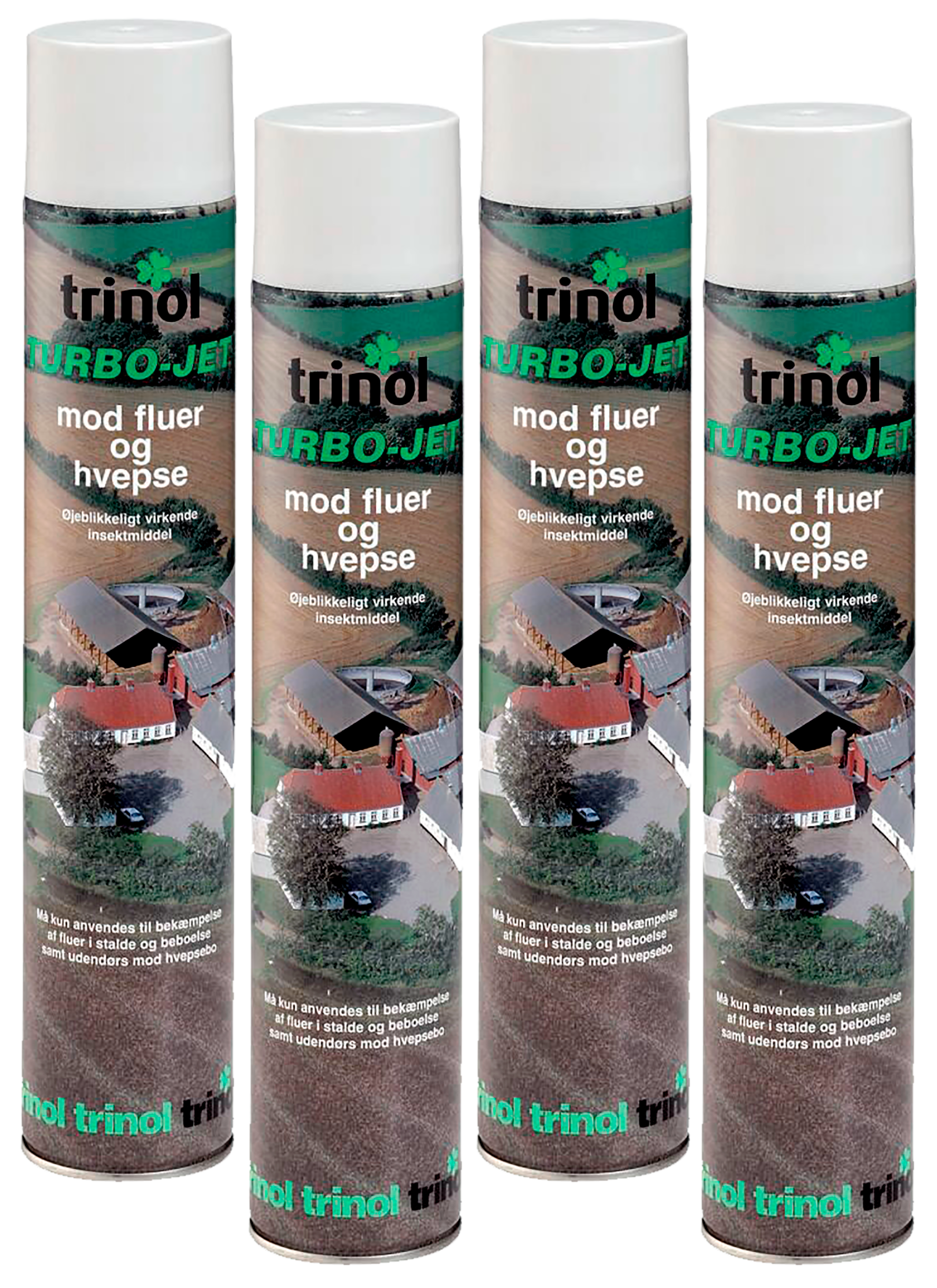 Effektivt insektmiddel til stalde – Trinol TURBO-JET 600 g | Danish Agro